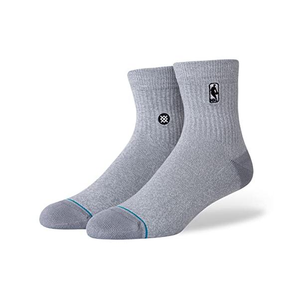 スタンス（STANCE） バスケットボール ソックス LOGOMAN ST QTR A356A20LOG HGR （ライトグレー/Ｍ/Mens）