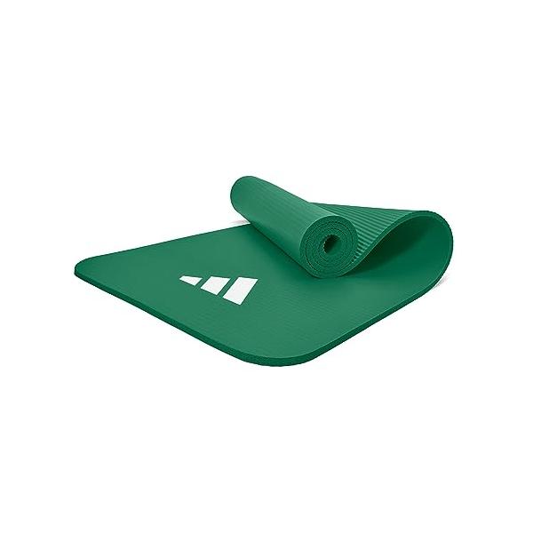 ■カラー：ダークグリーン■サイズ : L183×W61×H1.0CM■素材 : NBR■厚さ 10mmやわらかく軽量なNBR素材の10MM 厚マット。付属のキャリーストラップで持ち運びも便利です。