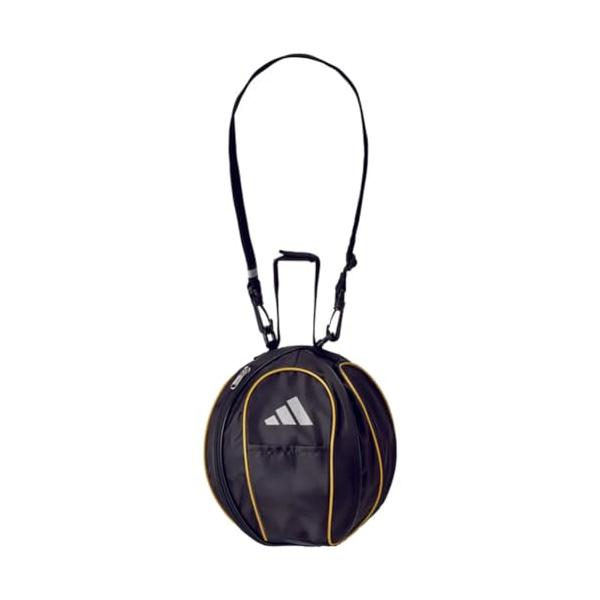 ■フットボール1個用■ブラック×メットゴールド■横23×縦23×奥行23CM■ポリエステル