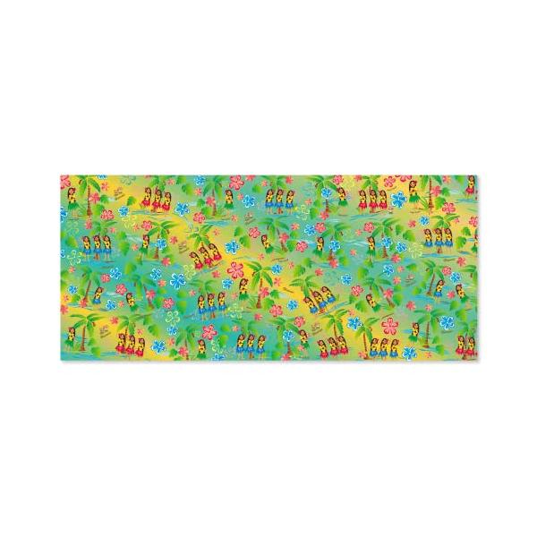 ASKA TOWEL(アスカタオル) サラッとドライ ハワイアンフェイスタオル フラガール ASK-2AP-HUL-GRN グリーン 400ｘ900