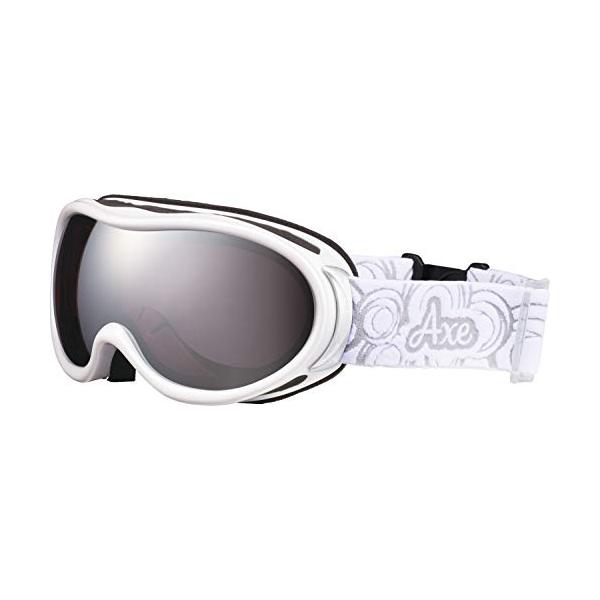 アックス（AXE）（レディース）スノーゴーグル レディース メガネ対応 ゴーグル AX595-WMD WT スキー スノーボード