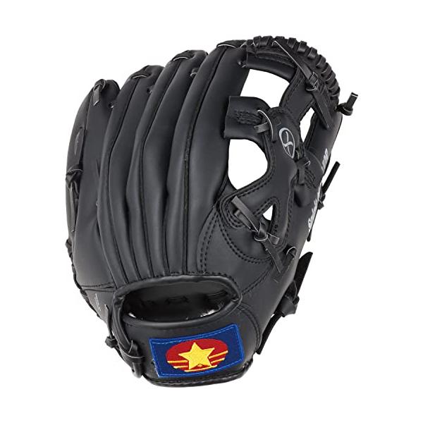 ユニックス(UNIX) 軟式野球 グローブ MIKEL SMITH 一般軟式グラブ ブラック(1) 左投げ用(RH) BG8035