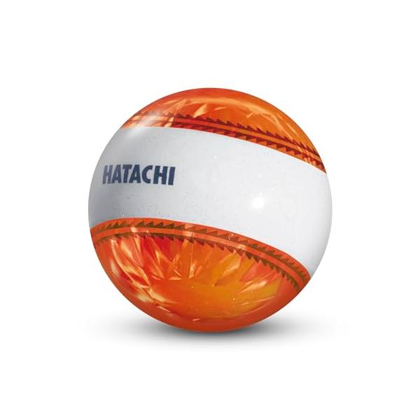 ■カラー：蛍光オレンジ■直径約6CM・約94G■特殊合成樹脂■(公社)日本グラウンド・ゴルフ協会認定品ホールポストへと転がる方向を定めやすい、極太のナビゲーションラインデザイン。転がる推進力が増す中空構造で遠くまでグングン転がる。発色の良い...