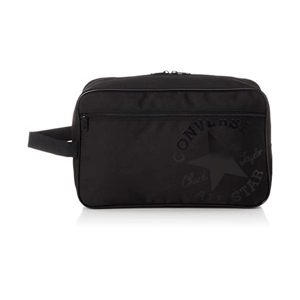 [コンバース] シューズケース 撥水加工 ファスナー付きポケット搭載 C2257097 ブラック/ブラック