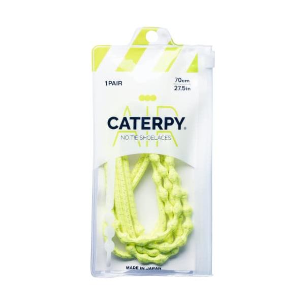キャタピー AirCaterpyエアーキャタピー 抜けにくくフィット感UP！ (70cm(6〜7穴用), (反射)エレクトリックイエロー)