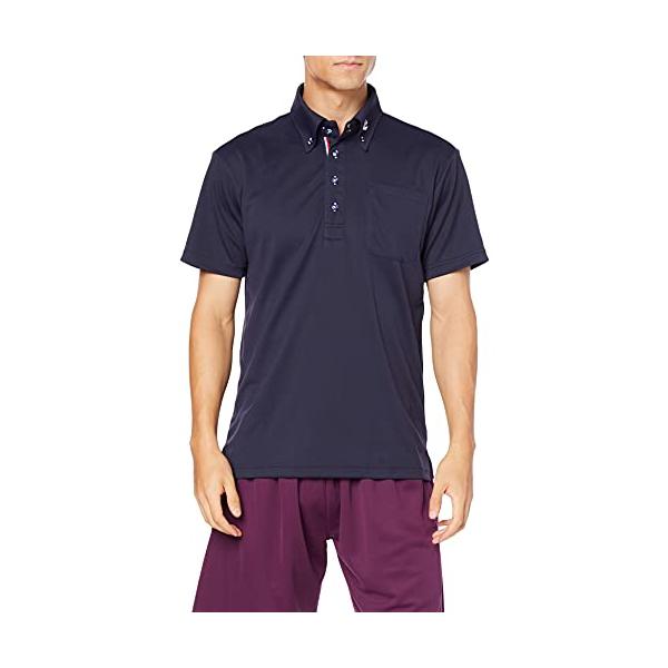 [コンバース] バスケ Tシャツ 半袖 ボタンダウンシャツ CB221402 メンズ ネイビー 2XO