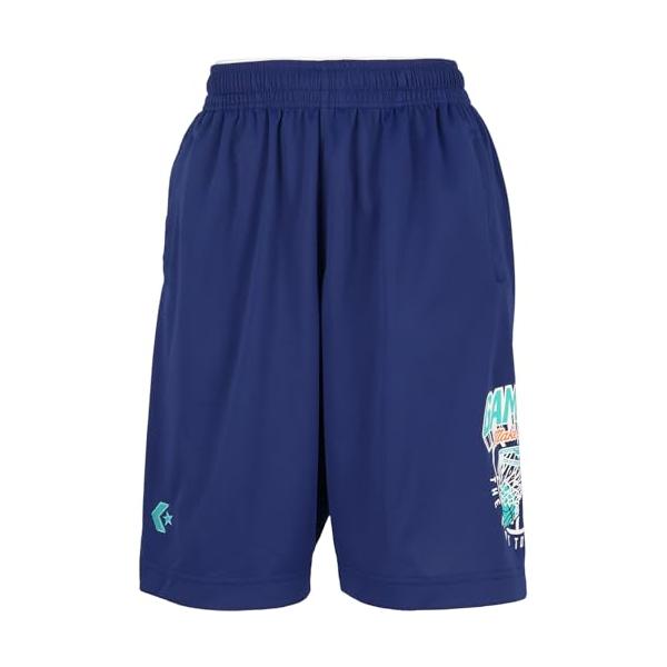 ■カラー：C.ネイビー■サイズ：150■ポリエステル100%コンバースのジジュニアバスパン。カレッジロゴをイメージするグラフィック。柔らかな肌触りに吸汗速乾を兼ね揃えたスポーツ向けアイテム。