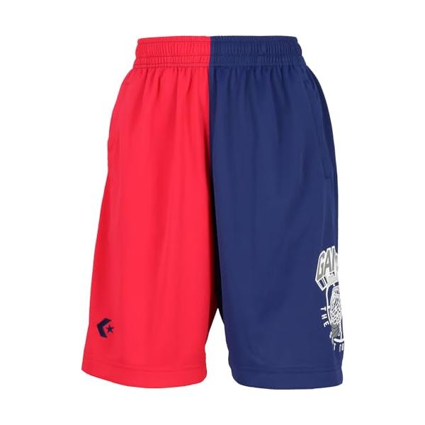 ■カラー：レッド×C.ネイビー■サイズ：150■ポリエステル100%コンバースのジジュニアバスパン。カレッジロゴをイメージするグラフィック。柔らかな肌触りに吸汗速乾を兼ね揃えたスポーツ向けアイテム。