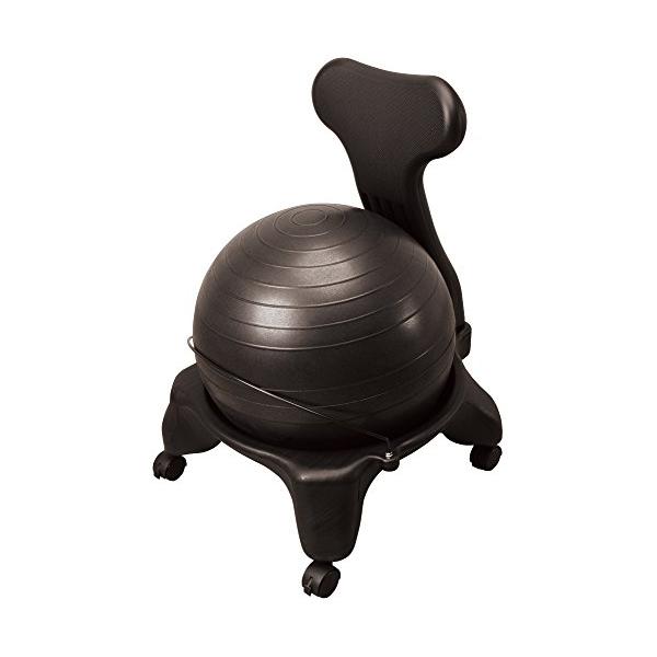 秦運動具工業 バランスボールチェア50cm ブラック DB120CB