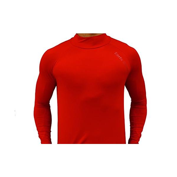 Earls Court(アールズコート) ハイネックロングインナーシャツ 長袖 【EC-01】 RED S