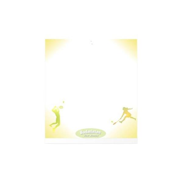 FD1311　シキシ/バドミントン水性、油性、ボールペンにも、にじまない書き易い色紙。クリアフィルムパック(汚れを防止、色紙の劣化も防ぐ保存パック。ストレータープロテクト(色紙の反り曲がりを防止)●素材：スチロール樹脂、PVC●サイズ：標準...