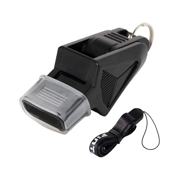 ■カラー：(0500)ブラック■プラスチックサッカー競技に適した音響。マウスピースが付いており、歯で軽く噛んでしっかり安定。FINTA専用ネックストラップ付。