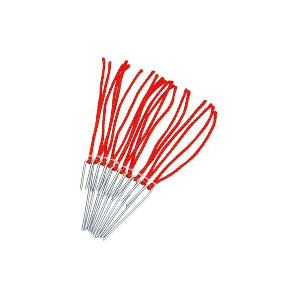 品名 　ポイントマーカー15競技名 学校体育器具品目名 器具こちらの商品は返品、交換はお受けしかねますのでご了承ください。・同色１０本１組・重さ：約２４０ｇ／組・サイズ：ポリエチレンロープ／５ｍｍ×２０ｃｍ、クイ／４ｍｍ×１５ｃｍ・台湾製