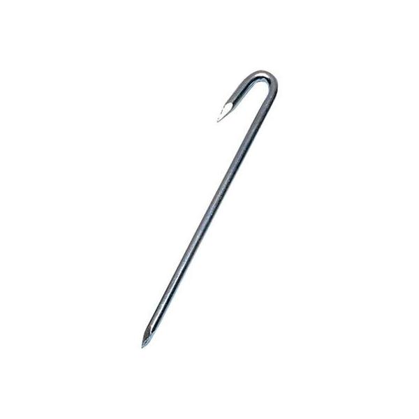 G1589　グランドロープヨウクイL23学校体育器具●サイズ：８ｍｍ×２３ｃｍ●材質：スチール、クロメートメッキ仕上●５０本１組●台湾製