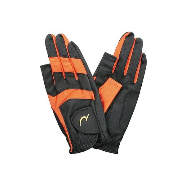 ■カラー：オレンジ×ブラック■サイズ：LL■スウェード×スパンデックス高級スウェード×ストレッチ素材でしっかりフィット