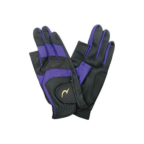 ■カラー：(KPA)ブラック×パープル■サイズ：LL■スウェード×スパンデックス高級スウェード×ストレッチ素材でしっかりフィット