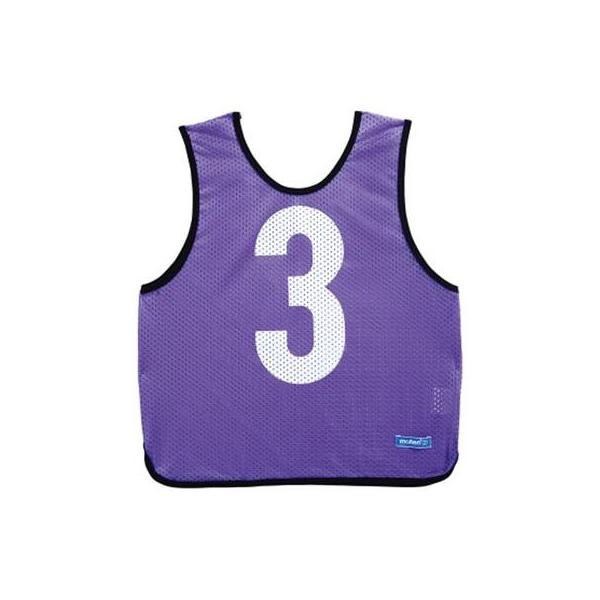 撥水加工を施したゲームベスト。クラブ活動や体育祭の必須アイテム。カラーや番号も豊富でクラス分けに最適。・素材：ポリエステル・サイズ：縦52cm×横46cm・原産国：タイ・カラー：蛍光紫・番号：21※洗濯をくり返すと、徐々に撥水効果は弱まります。