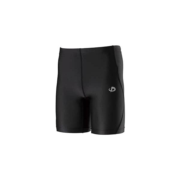 ファイテン(phiten) SPORTS　SPATS　スポーツスパッツ　クウォーター(吸汗速乾) ブラック　ＳＳサイズ