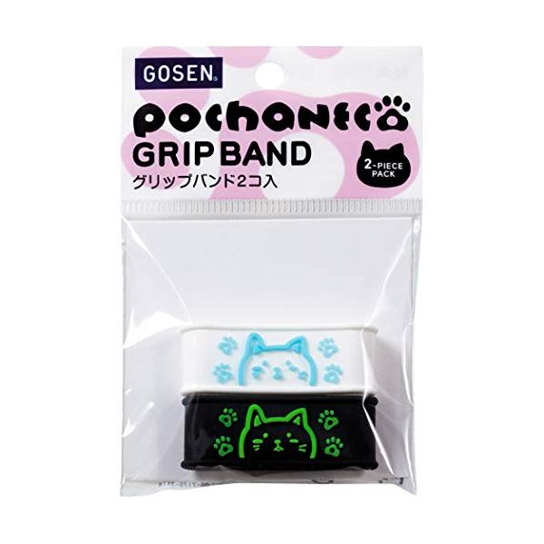 ゴーセン GOSEN テニスアクセサリー pochaneco ぽちゃ猫 グリップバンドWPBP NAC02