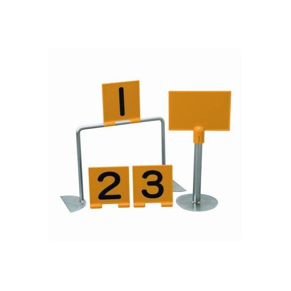 NPT　ニュープレートップ●メーカー品番：ＮＰＴ●ゲート表示板No.１〜No.３＋コート表示板のセット（＊ゲート、ポールは付いていません。）●素材：ポリカーボネイト