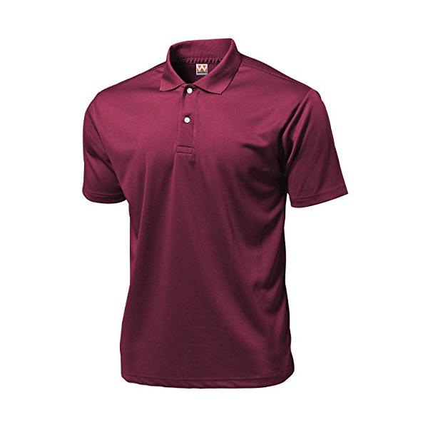 ■カラー：バーガンディ■サイズ：4XL■素材：ポリエステル100%■機能：吸汗速乾素早く汗を吸収し、発散する吸汗速乾素材。内側はメッシュのように編んであるため、肌面に触れる面積が少なくサラッと感が続きます。袖、裾は二重縫製を施し、襟はしっか...