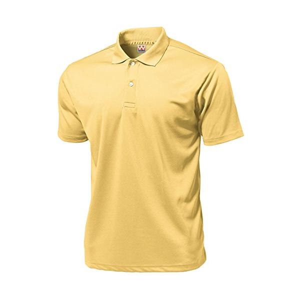 ■カラー：クリームイエロー■サイズ：4XL■素材：ポリエステル100%■機能：吸汗速乾素早く汗を吸収し、発散する吸汗速乾素材。内側はメッシュのように編んであるため、肌面に触れる面積が少なくサラッと感が続きます。袖、裾は二重縫製を施し、襟はし...