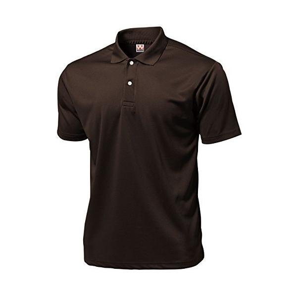 wundou(ウンドウ) ドライライト ポロシャツ ブラウン 110CM P335・ポリエステル100%