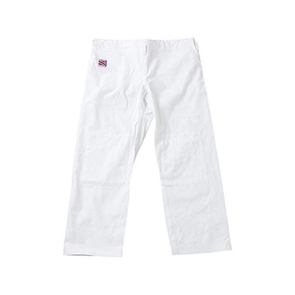 RNPS2 ニホンケンポウギ ズボン S2斬新ソフトな素材、着やすい、動きやすい、フィット感、実技の対応性を配慮した立体裁断を入念縫製と、丁寧に作られた拳法着です。●サイズ：S-2号（適合身長：130〜140センチ）●仕様：晒生地、膝当●素...