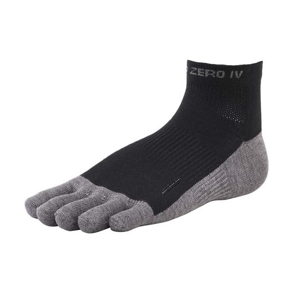 ■カラー：ブラック■サイズ：ＸＳ／２０ｃｍ〜２２ｃｍ■素材：綿、アクリル、ポリエステル、ポリウレタン、ナイロン■機能：指裏立体製法■原産国：日本Ｒ×Ｌ　Ｓｏｃｋｓの原型第４世代モデル。超立体素足感覚ランニングソックス。