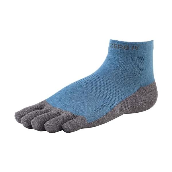 ■カラー：ブルー■サイズ：Ｌ／２６ｃｍ〜２８ｃｍ■素材：綿、アクリル、ポリエステル、ポリウレタン、ナイロン■機能：指裏立体製法■原産国：日本Ｒ×Ｌ　Ｓｏｃｋｓの原型第４世代モデル。超立体素足感覚ランニングソックス。