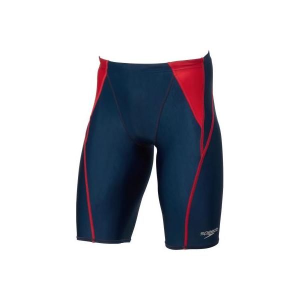 ■カラー：ネイビー/レッド■サイズ：M■FLEX Σν(ポリエステル84%、ポリウレタン16%)WORLD AQUATICS承認モデル。マスターズスイマーのための、透けにくく泳ぎやすい、安心感のあるメンズハイウエストジャマーです。リサイクル...