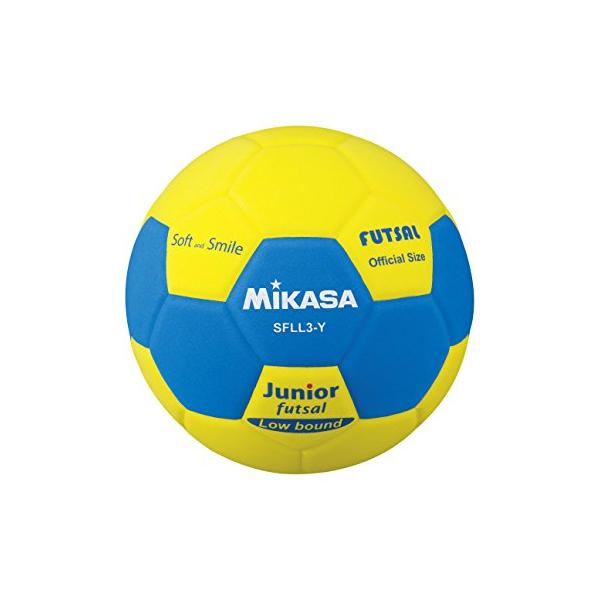 ミカサ(MIKASA) スマイルフットサルボール 3号(小学生用) EVA素材 約260g 黄 貼りボール SFLL3-Y [並行輸入品]