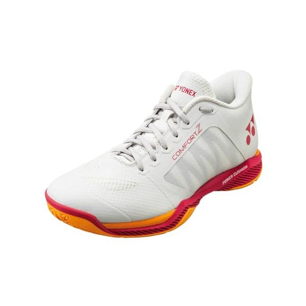 ■カラー：オフホワイト/レッド(236) ■サイズ：23.0■アッパー/合成繊維、ミッドソール/合成樹脂、アウトソール/ゴム底新設計採用によりクッション性が向上。高い衝撃吸収性と反発性が生む推進力で、俊敏なフットワークをアシスト。