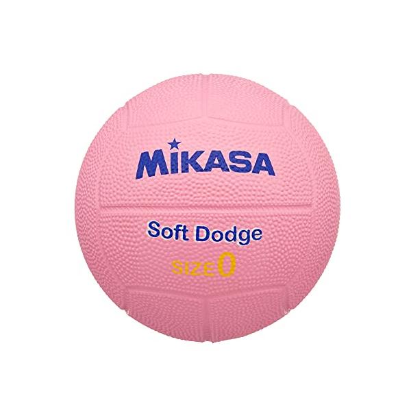 ミカサ(MIKASA) ソフト ドッジボール 0号 (幼児~小学校低学年向け) ピンク STD-0SR-P 推奨内圧0.15(kgf/?)