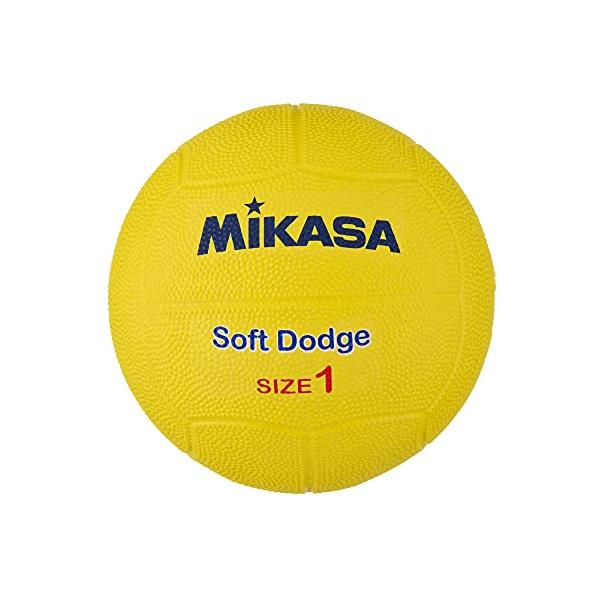 ミカサ(MIKASA) ソフトドッジボール1号(幼児~小学生向け) イエロー STD-1SR-Y 推奨内圧0.15(kgf/?)