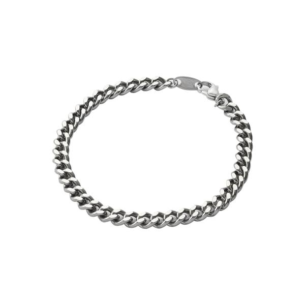 ファイテン チタンチェーンブレスレット M 17cm 純チタン採用 シルバー 長さ17~21cm メンズ レディース