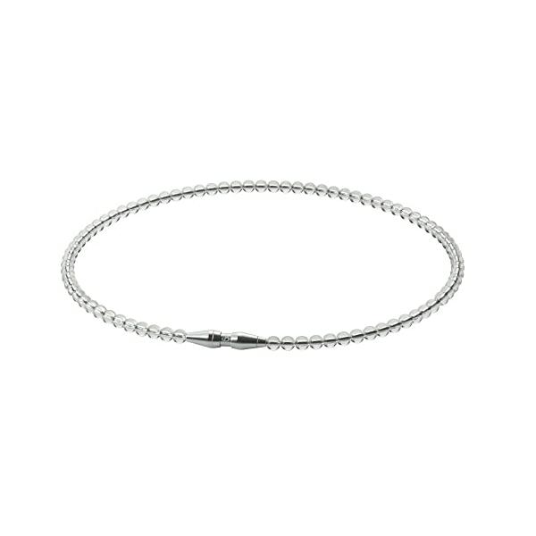 phiten(ファイテン) ネックレス RAKUWAネック EXTREME クリスタルタッチ クリア 45cm