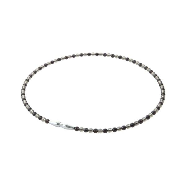 phiten(ファイテン) RAKUWAネックレス エクストリーム クリスタルタッチ ブラック/グレー 45cm