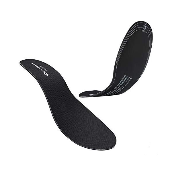 phiten(ファイテン) インソール フラットタイプ メタックス 24.0-28.0cm ブラック 0420TI463004