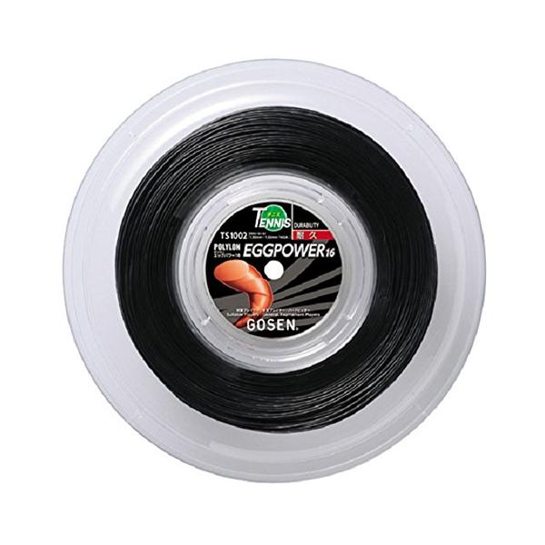 ゴーセン(GOSEN) EGGPOWER 16(1.30~1.32mm) ブラック 200m Roll TS1002OR ブラック 130-132
