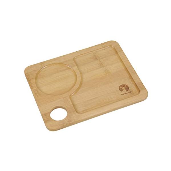 キャプテンスタッグ(CAPTAIN STAG) 竹製 サムズアップマルチトレー 20×16×厚さ0.8cm TAKE-WARE UP-2656