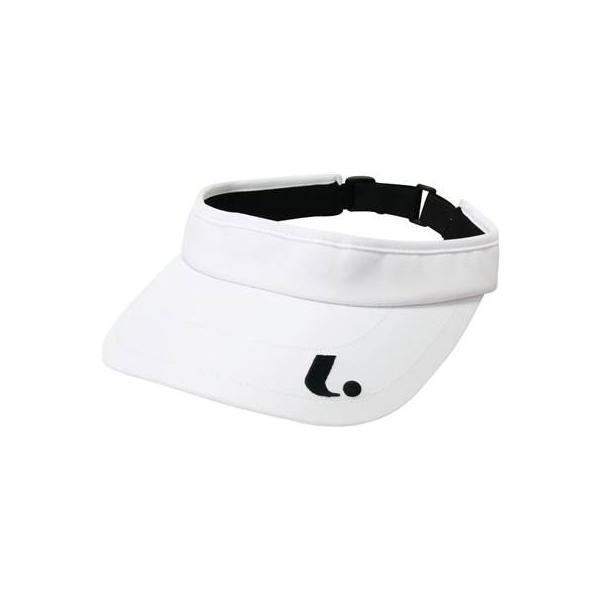 XLE1850　LUCENT サンバイザ- W WHカラー： ホワイト サイズ：フリー（ゴムアジャスター式）テニス 帽子ゴムアジャスター式。ワンポイントロゴが入ったサンバイザーです。●素材：ポリエステル100%●中国製