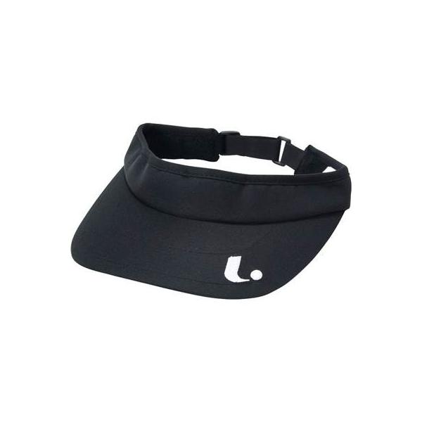 XLE1859　LUCENT サンバイザ- W BKカラー：ブラック サイズ：フリー（ゴムアジャスター式）テニス 帽子ゴムアジャスター式。ワンポイントロゴが入ったサンバイザーです。●素材：ポリエステル100%●中国製