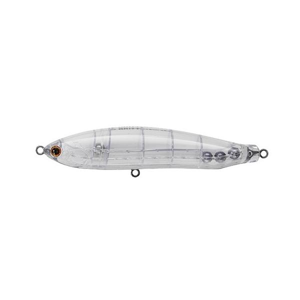 Model：CBP145Type： FloatingLength：145mmWeight：48gMax Depth：SurfaceHook：ST66#2/0Ring： H#8カラー：22.クリア＜コンタクト・ブリット＞表層を逃げ惑う小魚を意...