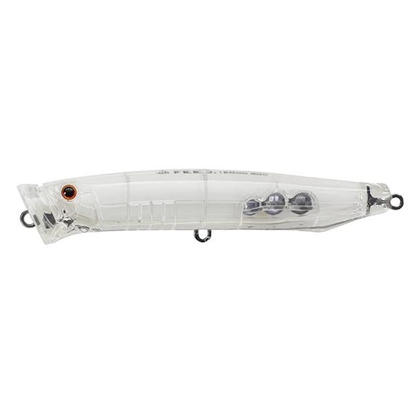 ■カラー：#22 クリア■サイズ：121mm■ウエイト：43g■タイプ：シンキング■フック：ST56#1/リング：#5昨今のフィールドからのリクエストに答えた、120mmクラスのシンキングポッパー。フィードポッパーファーストモデルをシンキン...