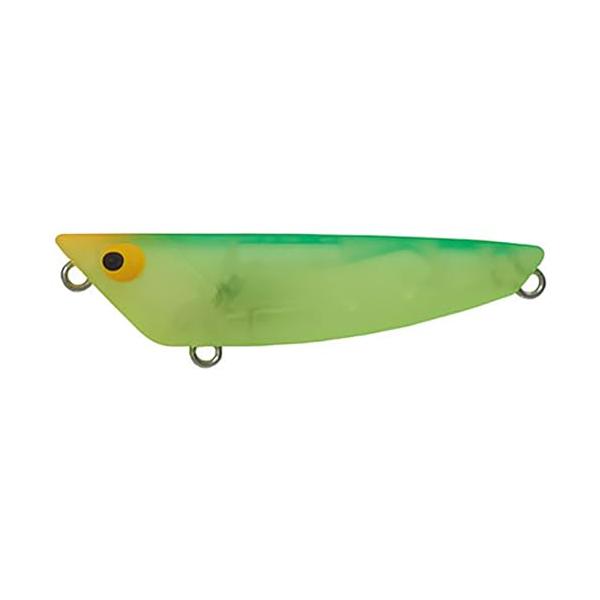 ■カラー：NO.25 マット・クリアチャート■TYPE：フローティング■Length：52mm■Weight：3.4g■Hook：ST-36TN前#14後#16誰でも簡単。ただ巻きで、水面での興奮ゲームを楽しめるトップウォータープラグ。超ス...