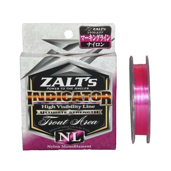 ザルツ トラウトエリア ナイロン INDICATOR Trout Area NL クリア 蛍光ピンクマーキング付 100m 3lb