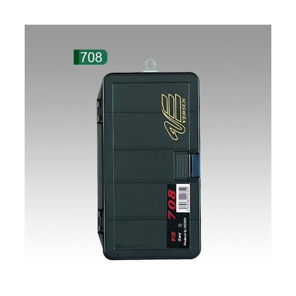 VS-708 (8インチ)　(ルアータイプ)「VS-3080」、「VS-3078上段」にシステム収納可能。・サイズ：214×118×45mmMEIHO SFCシリーズ LLサイズと同サイズ・内寸：206×104×41mm・素材：ポリプロピレ...