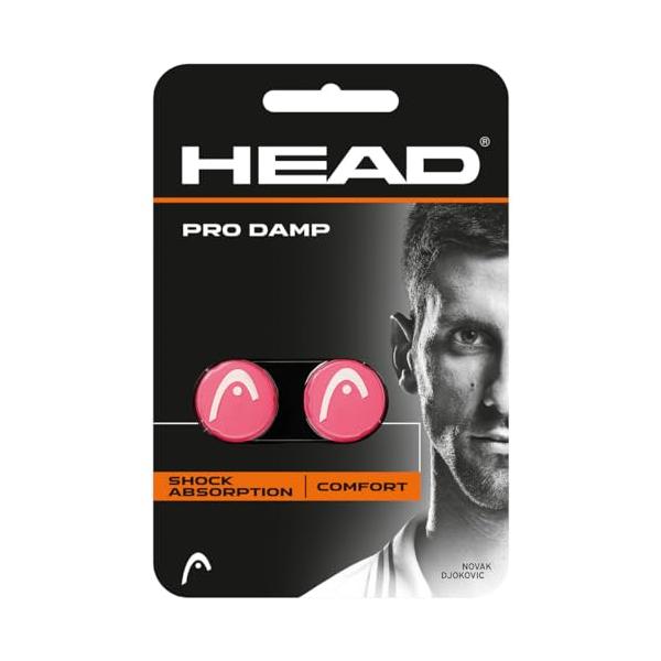 ■カラー：ピンク■シリコン■1パック2個入りHEADロゴの付いた、ソフト・シリコン素材で不快な振動をカットするダンプナー。衝撃吸収性にも優れ、取り付けやすい。
