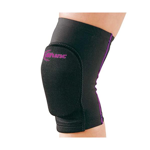 ■カラー：ブラック/パープル■サイズ：L■本体／ポリエステル、ポリウレタン、パッドカバー／レーヨン、ポリエステル、ポリウレタン■公認／日本バレーボール協会吸汗速乾性・高伸縮性のトリコット生地を使用。薄くて軽い生地でフィット感も高く、膝裏はメ...